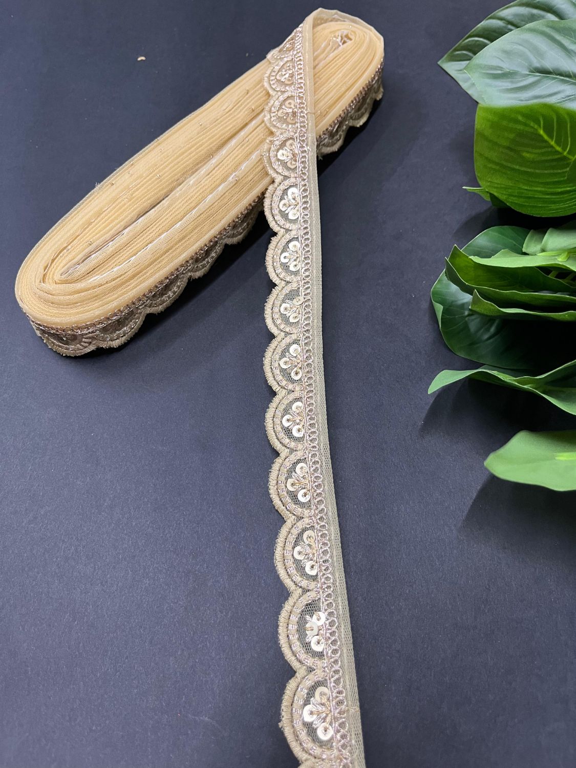 embroidered lace ( tone to tone ) – Deep's Creation